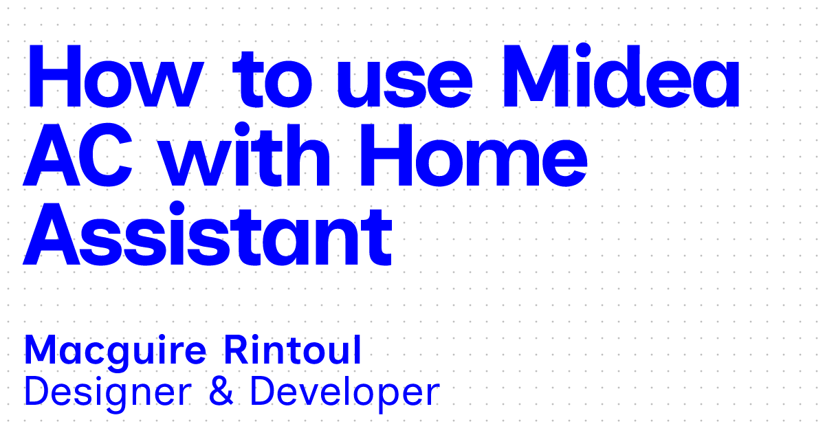 How to use Midea AC with Home Assistant